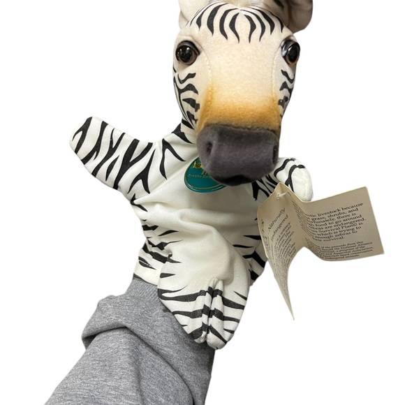 Toys | Zebra Hand Puppet Aza American Zoo Aquarium Association Plush ...